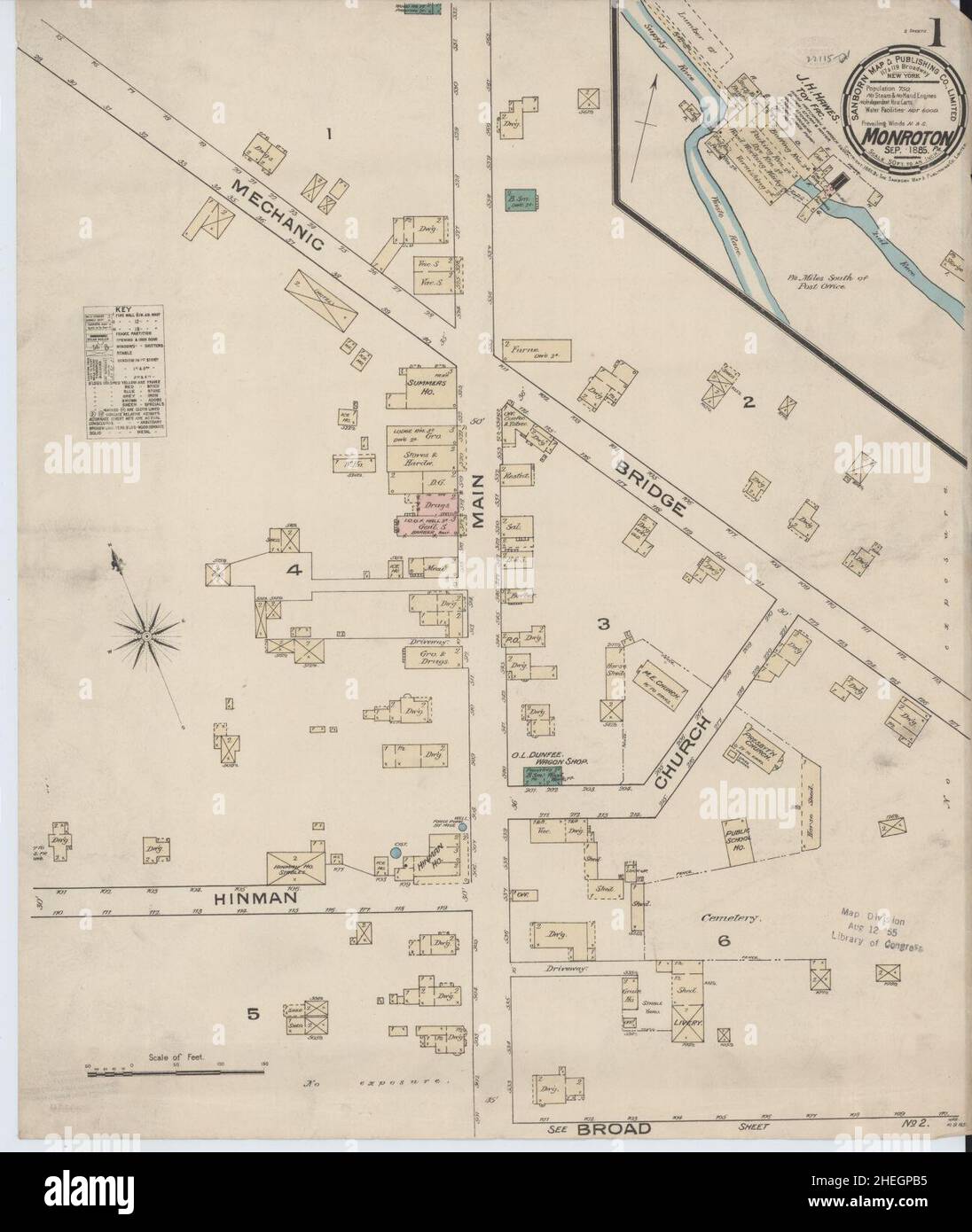 Sanborn Fire Insurance Map from Monroeton, Bradford County ...