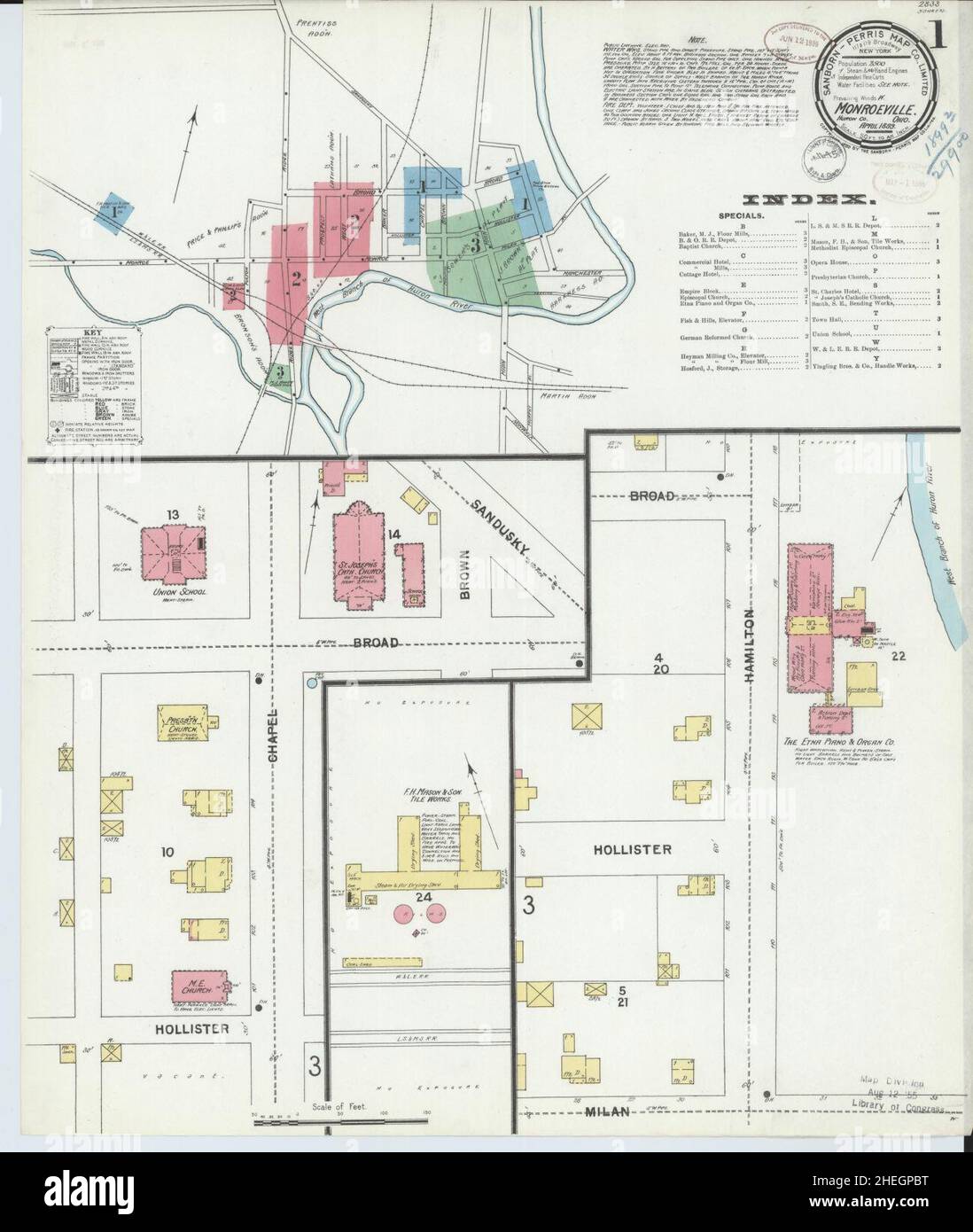 Map of monroeville hi-res stock photography and images - Alamy