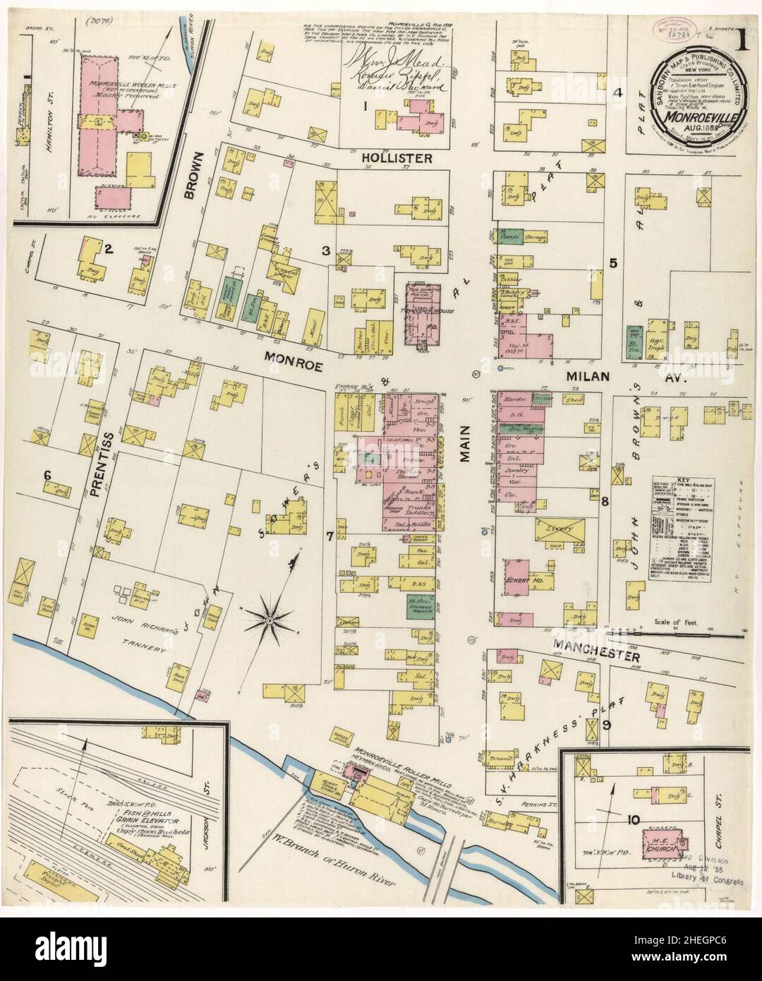 Map of monroeville hi-res stock photography and images - Alamy