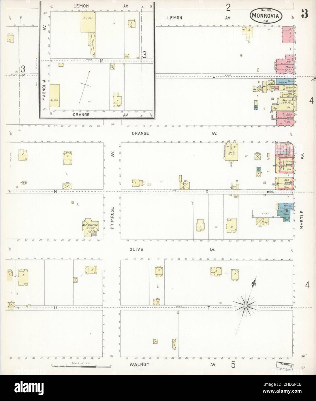 Map of monrovia hi-res stock photography and images - Alamy