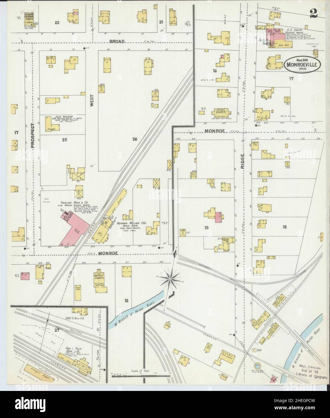 Map of monroeville hi-res stock photography and images - Alamy
