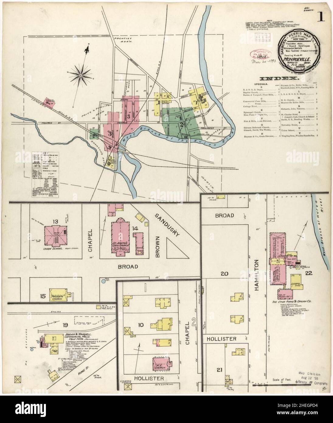 Map of monroeville hi-res stock photography and images - Alamy