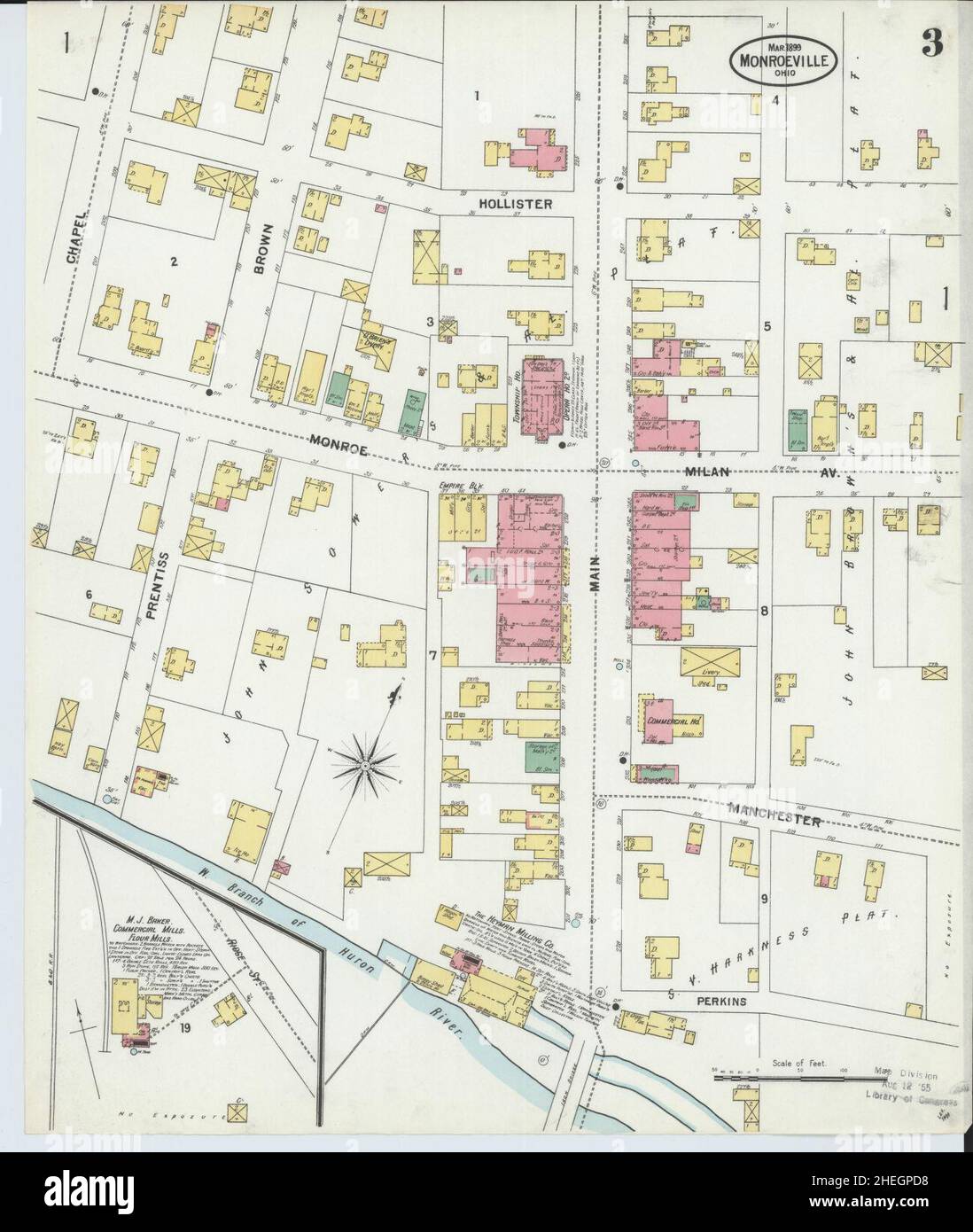 Map of monroeville hi-res stock photography and images - Alamy