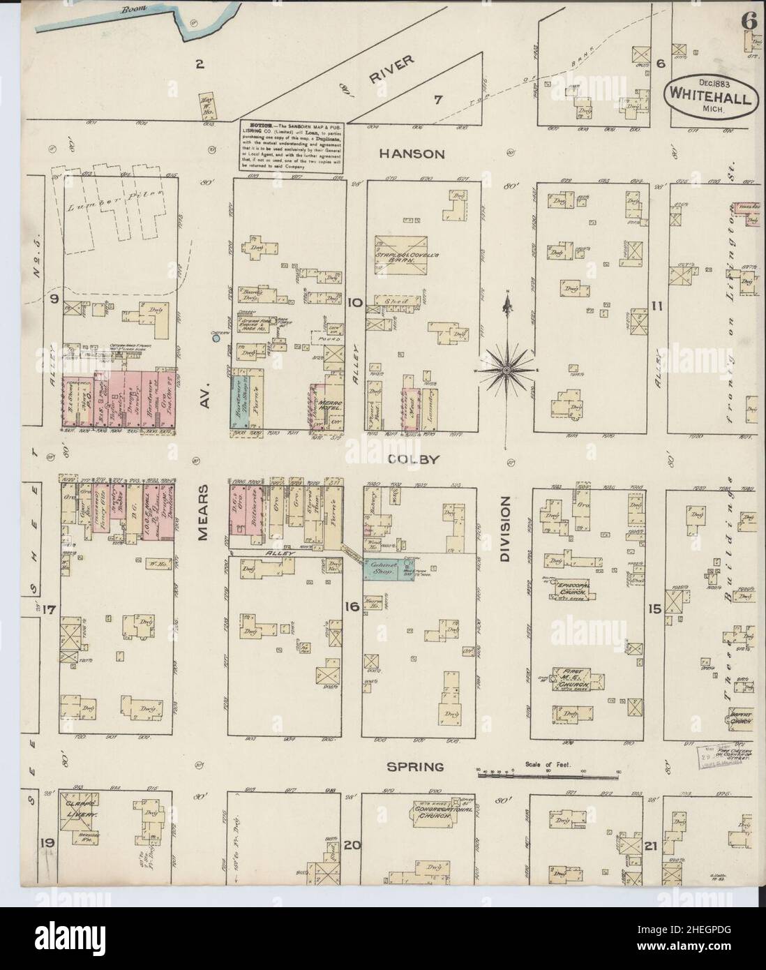Map of montague michigan hi-res stock photography and images - Alamy