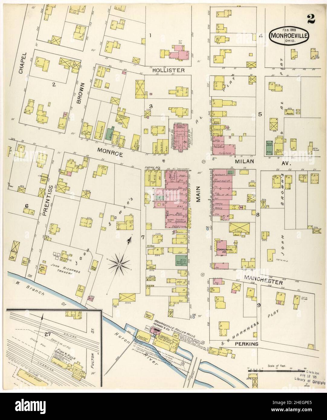Map of monroeville hi-res stock photography and images - Alamy