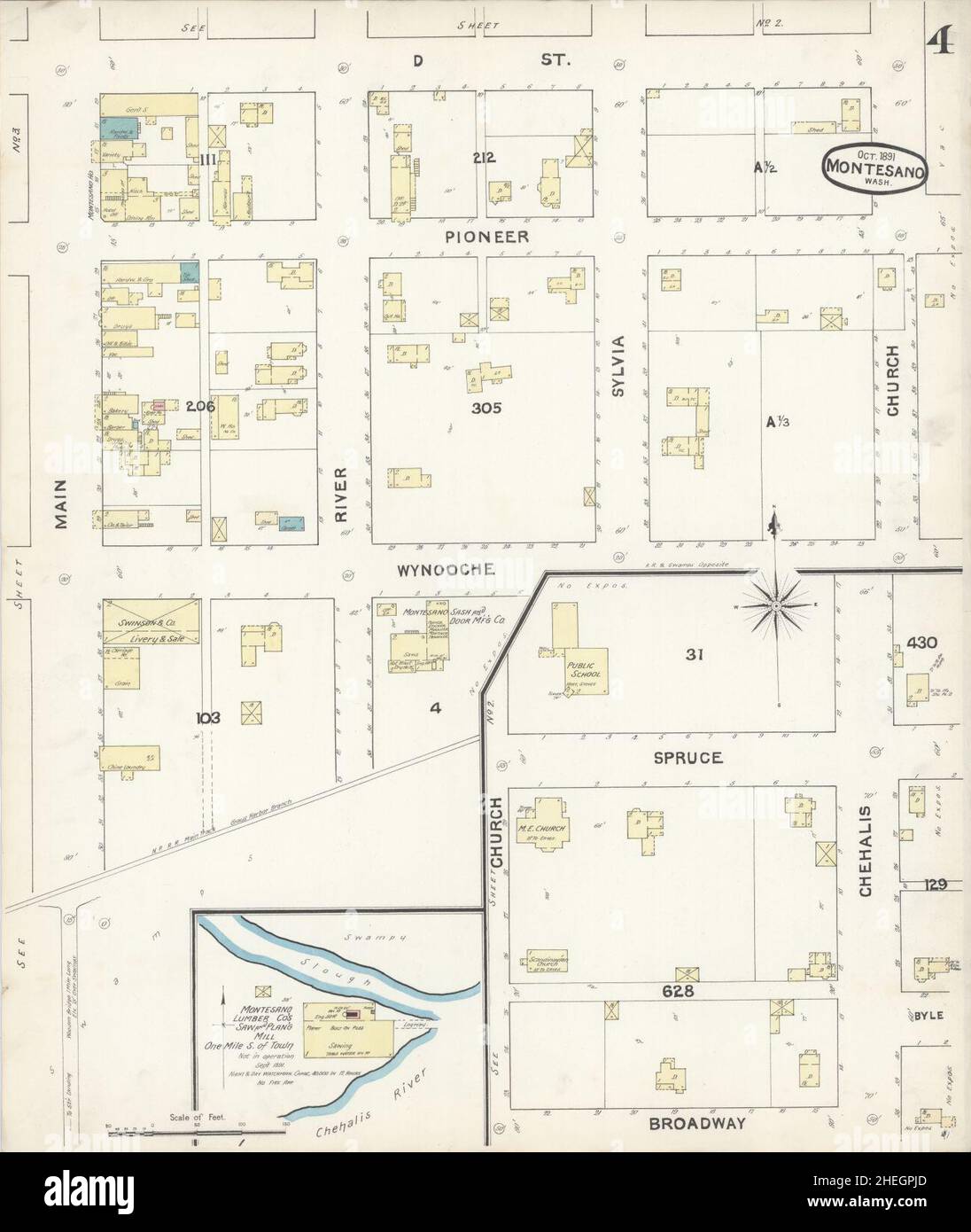Map of montesano hi-res stock photography and images - Alamy
