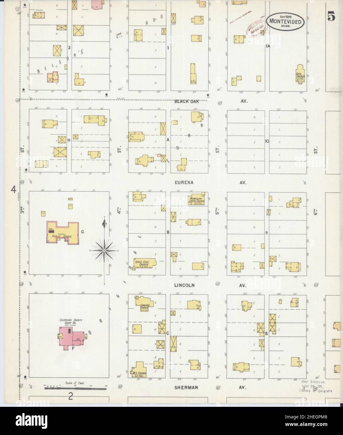 Montevideo minnesota map hi-res stock photography and images - Alamy