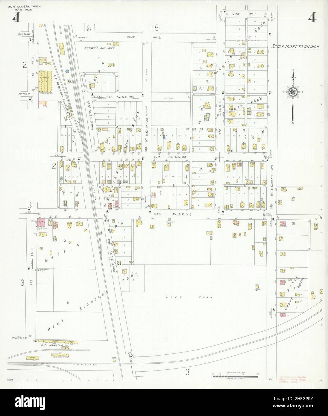Map of montgomery minnesota hi-res stock photography and images - Alamy