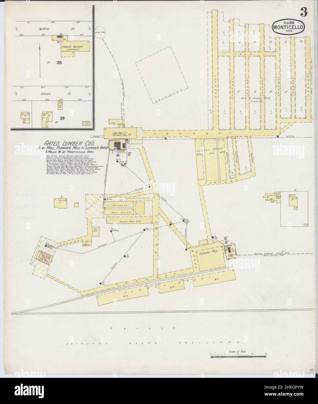 Drew county map hi-res stock photography and images - Alamy