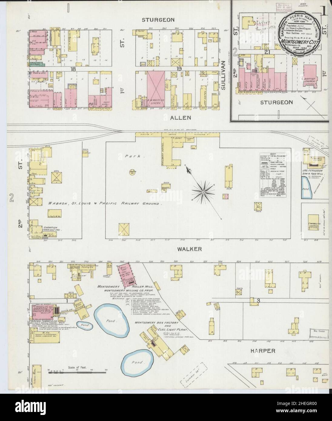 Map of montgomery city hi-res stock photography and images - Alamy