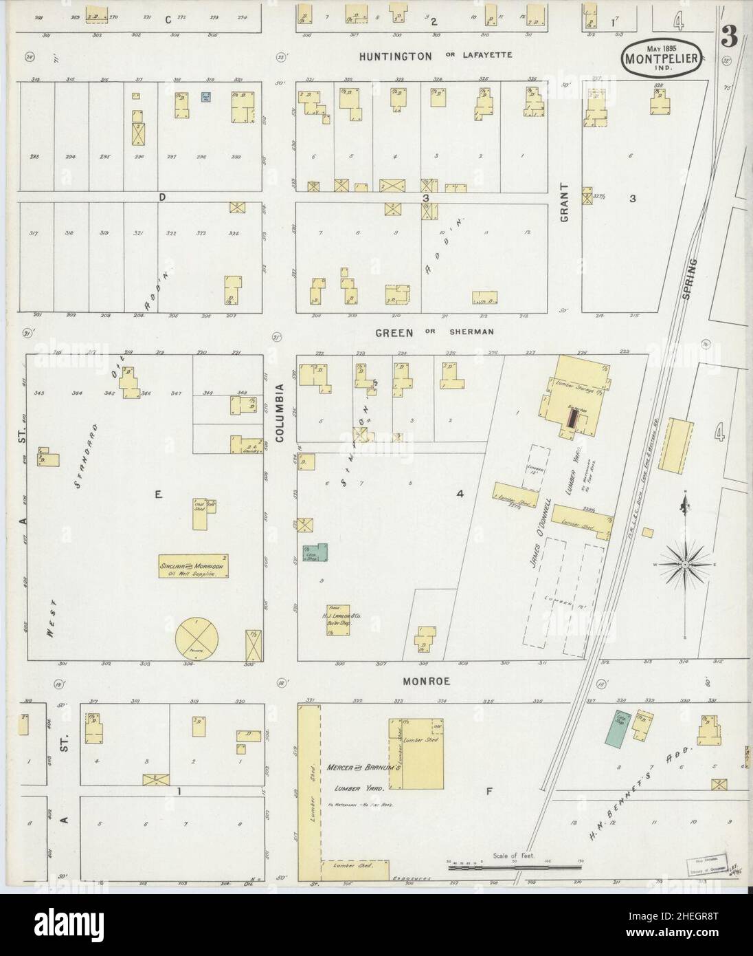 Map of blackford hi-res stock photography and images - Alamy