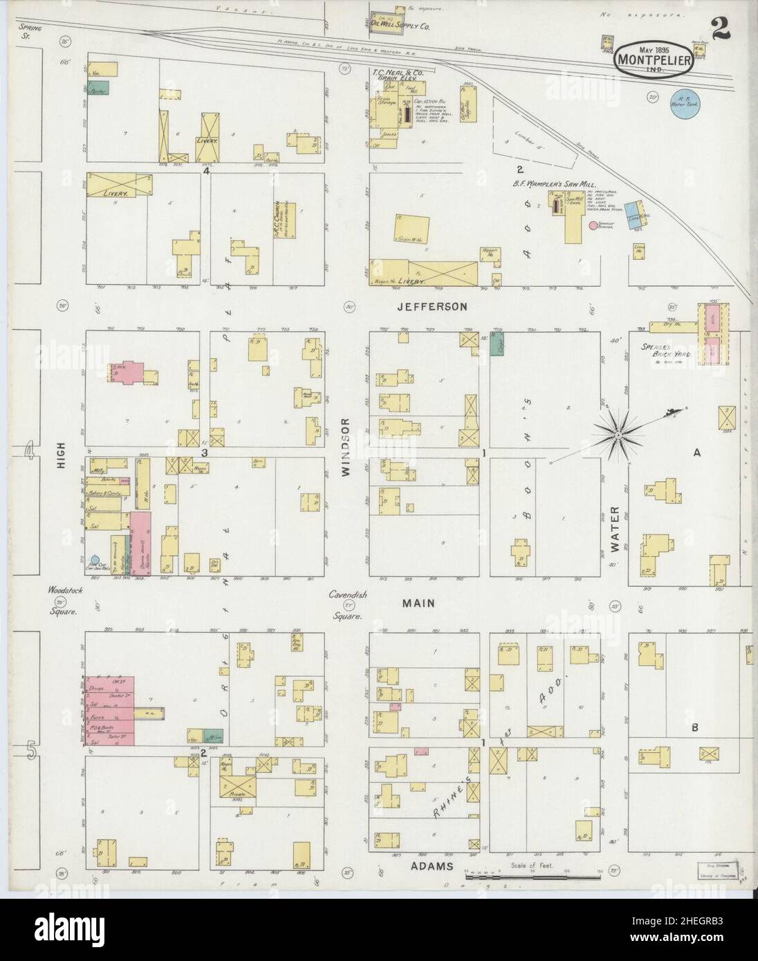 Map of blackford hi-res stock photography and images - Alamy