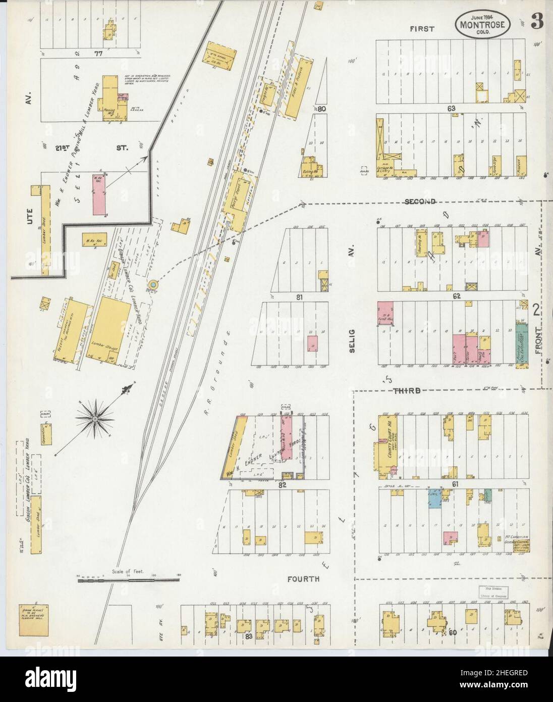 Montrose colorado map hi-res stock photography and images - Alamy