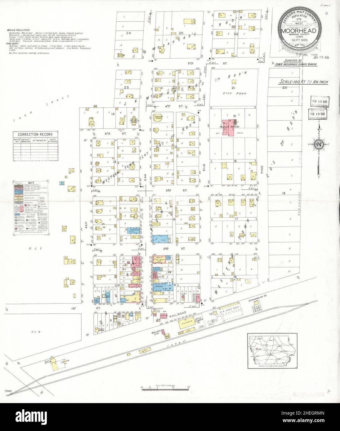 Map of monona hi-res stock photography and images - Alamy
