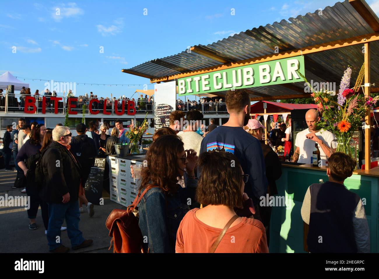 GERMANY. BERLIN. KREUZBERG. THE BITE CLUB IS A PLACE WITH RESTAURANTS ...
