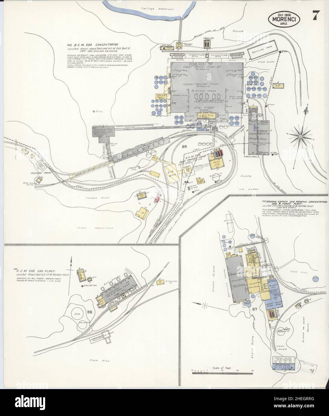 Greenlee county map hi-res stock photography and images - Alamy