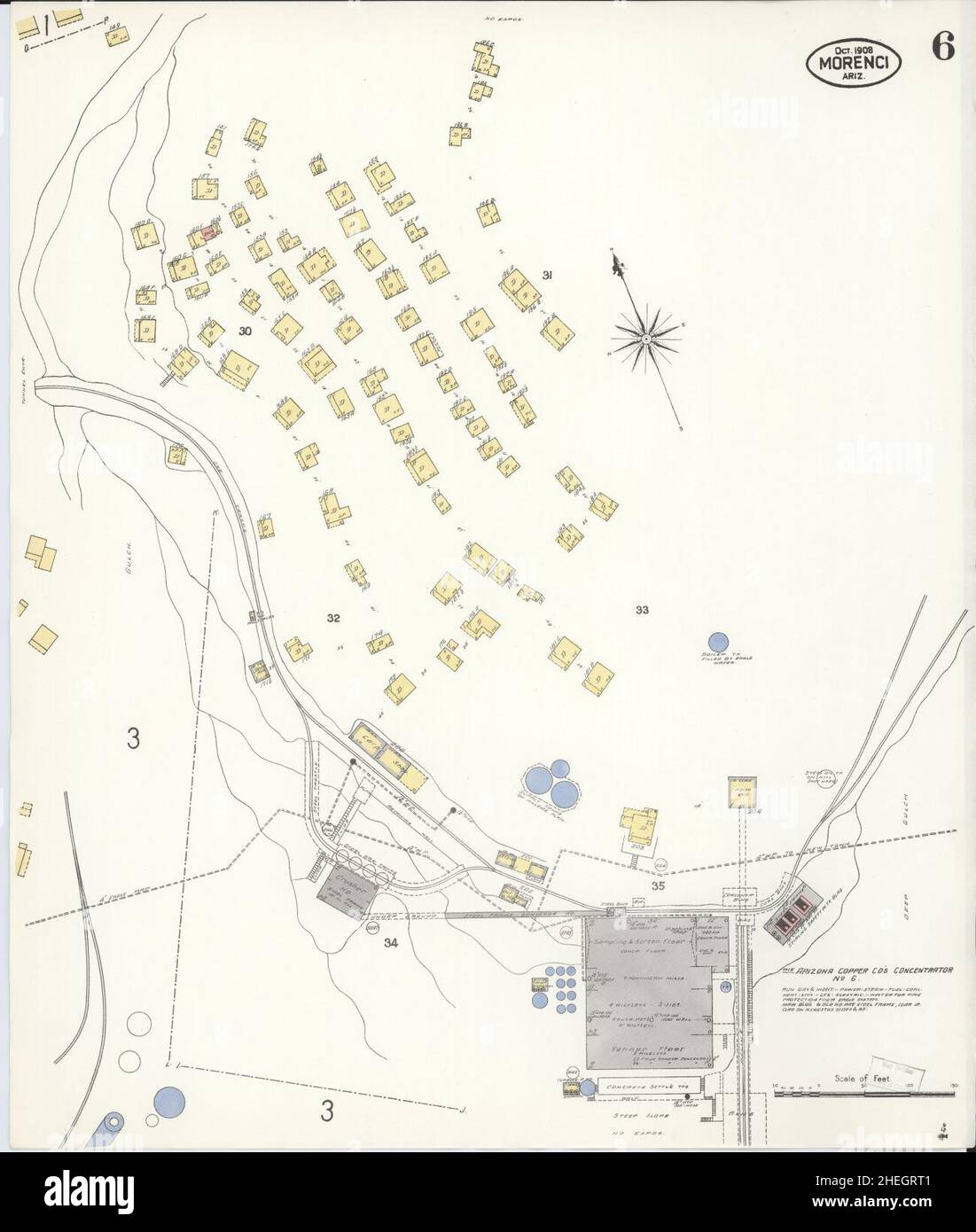 Greenlee county map hi-res stock photography and images - Alamy