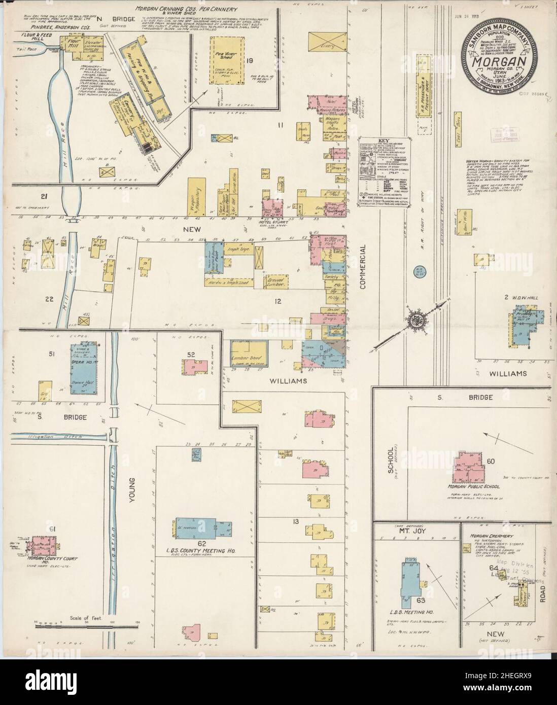 Morgan utah map hi-res stock photography and images - Alamy