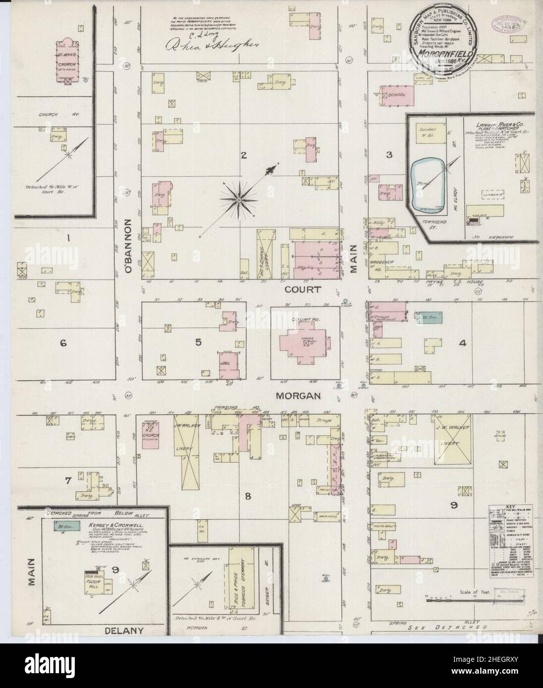 Map of morganfield hi-res stock photography and images - Alamy