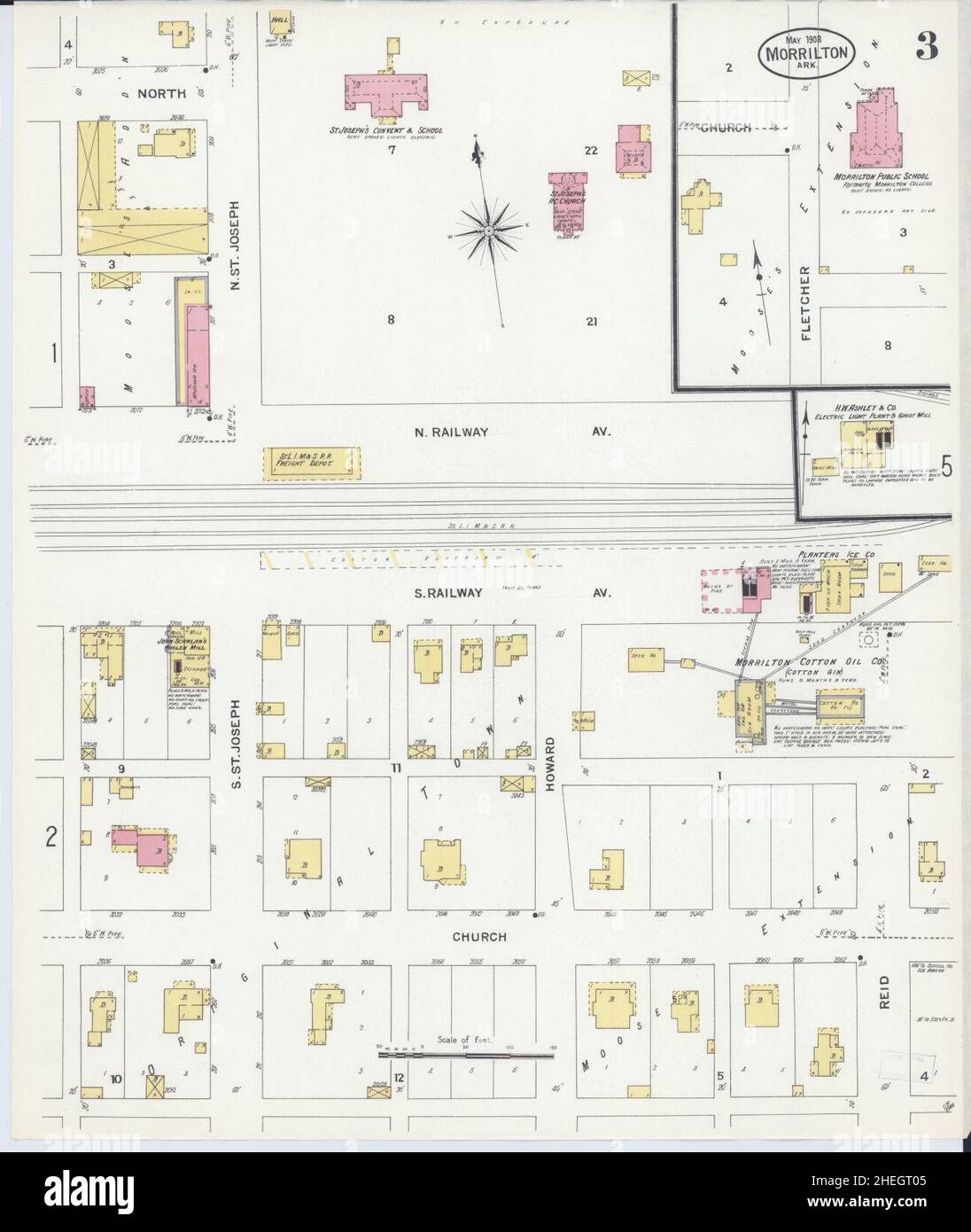 Conway county map hi-res stock photography and images - Alamy