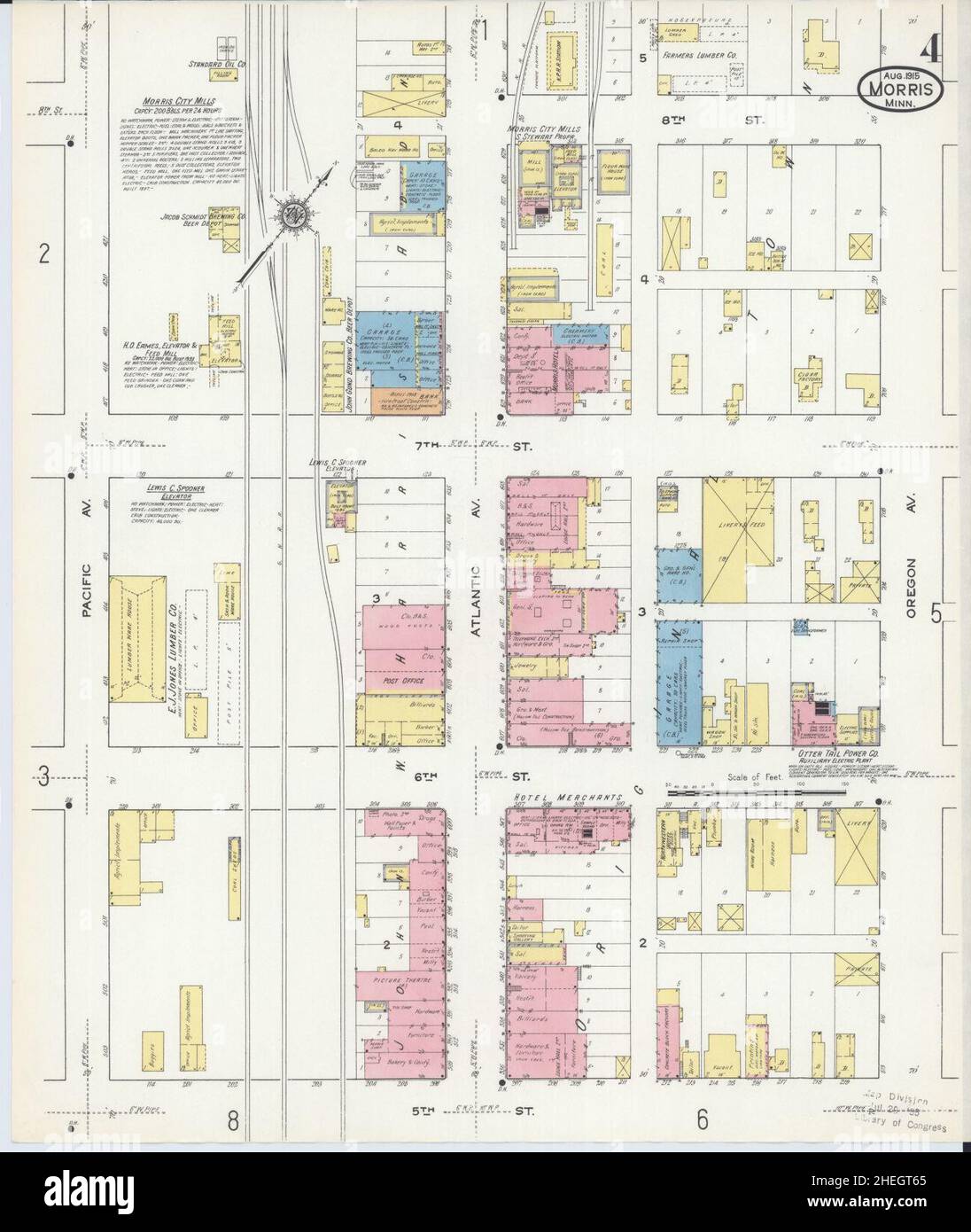 Map of morris minnesota hi-res stock photography and images - Alamy