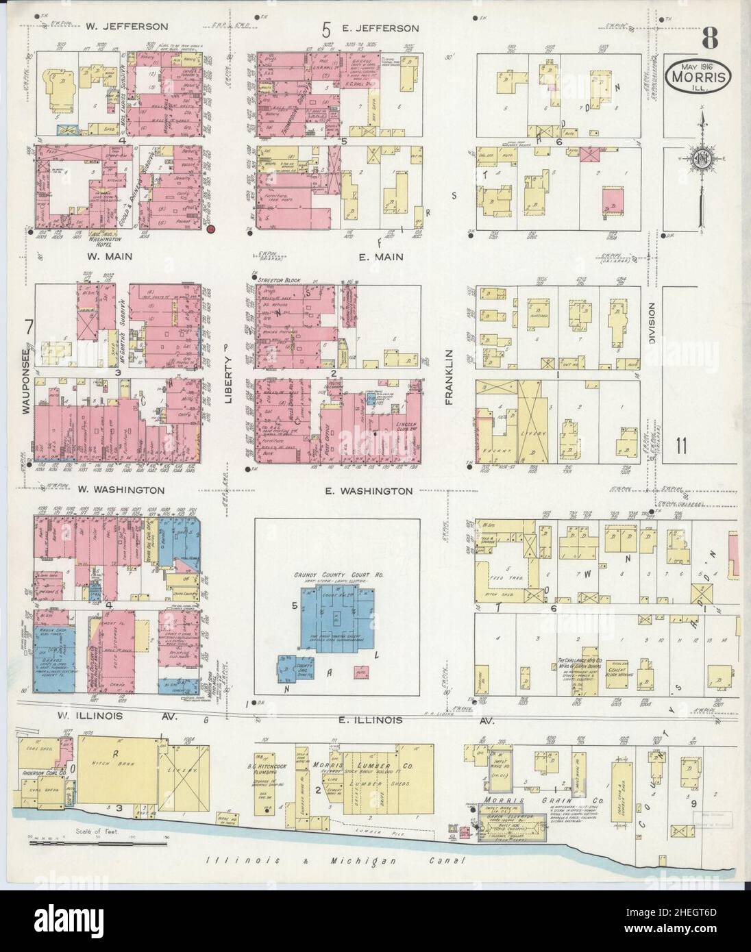 Morris county map hi-res stock photography and images - Alamy
