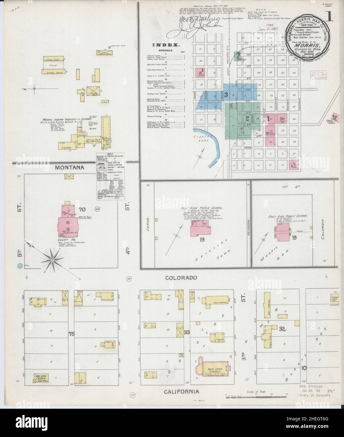 Morris minnesota map hi-res stock photography and images - Alamy