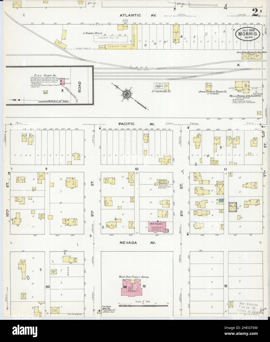 Morris minnesota map hi-res stock photography and images - Alamy