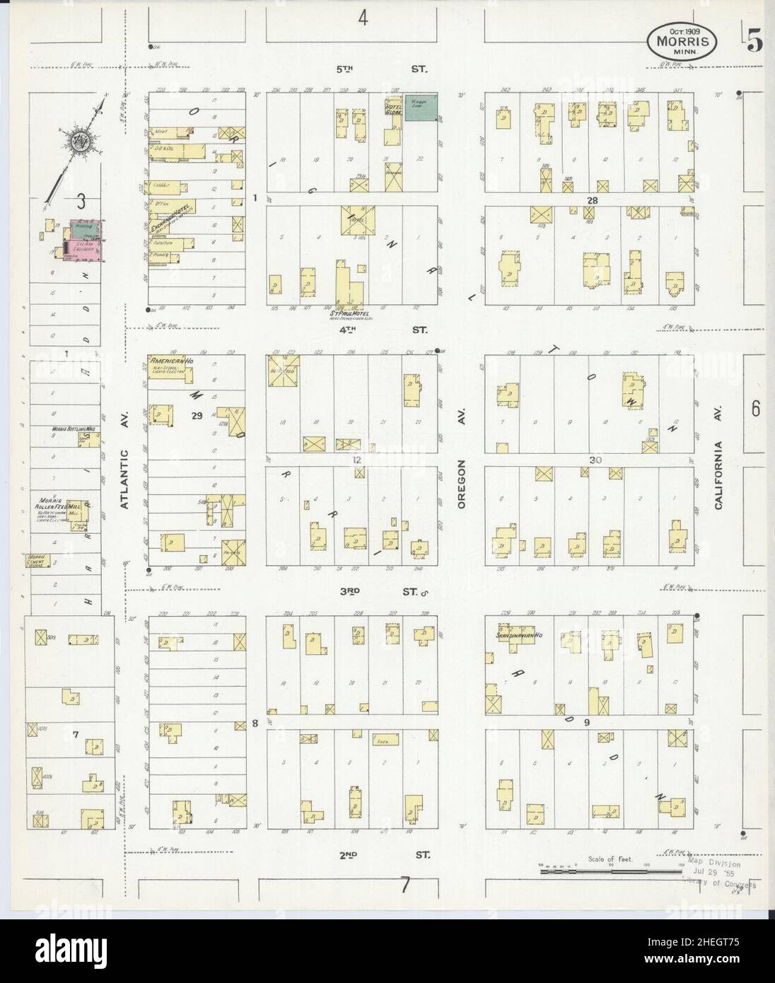Morris minnesota map hi-res stock photography and images - Alamy