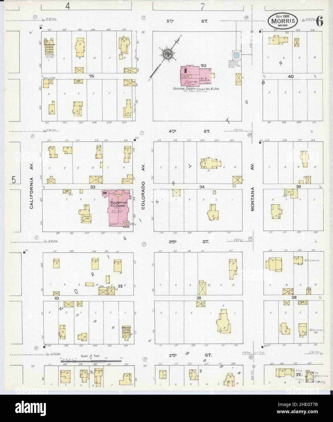Map of morris minnesota hi-res stock photography and images - Alamy