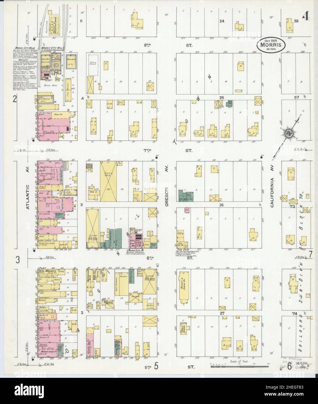 Map of morris minnesota hi-res stock photography and images - Alamy