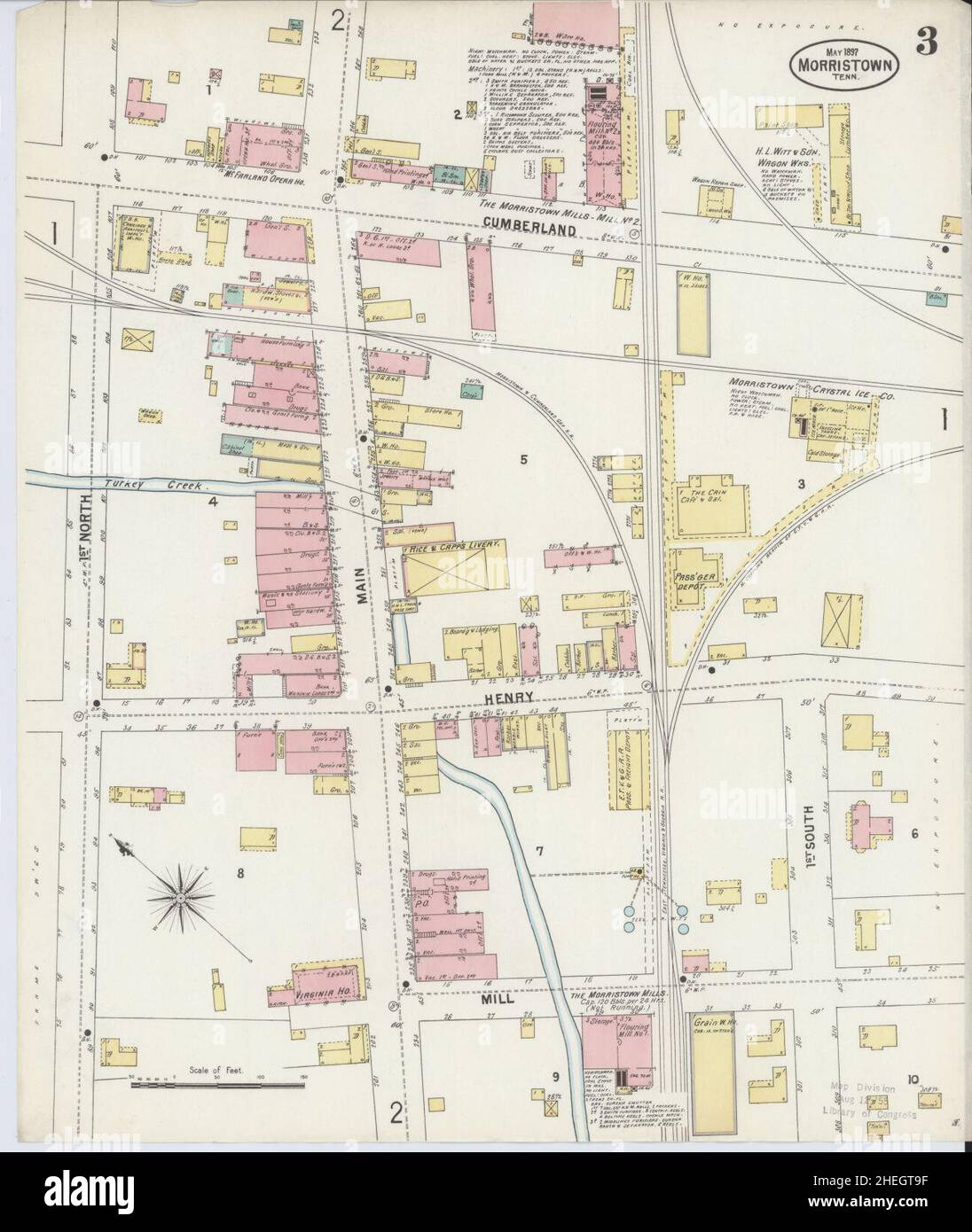 Map of morristown tennessee hi-res stock photography and images - Alamy