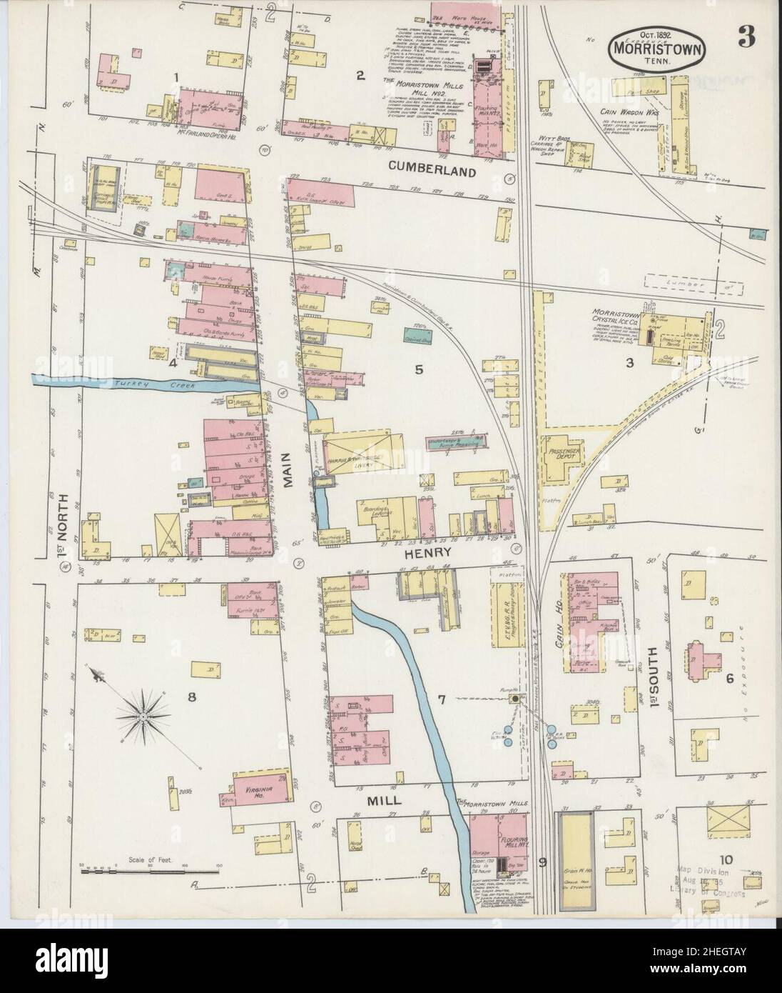 Map of morristown tennessee hi-res stock photography and images - Alamy