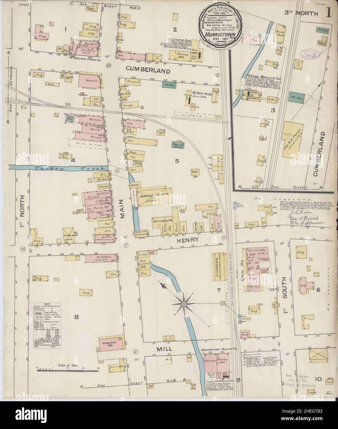 Map of morristown tennessee hi-res stock photography and images - Alamy