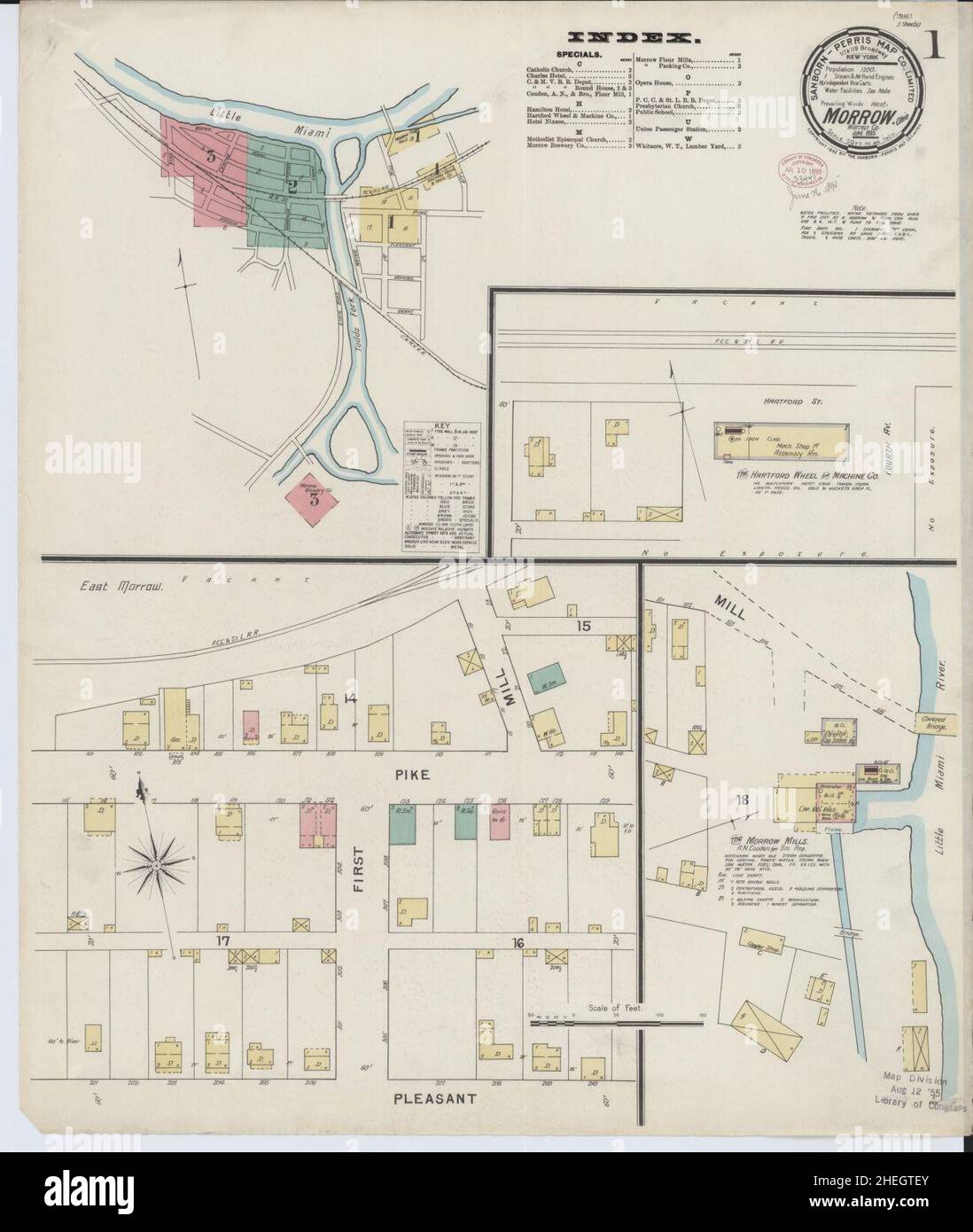 Warren ohio map hi-res stock photography and images - Alamy