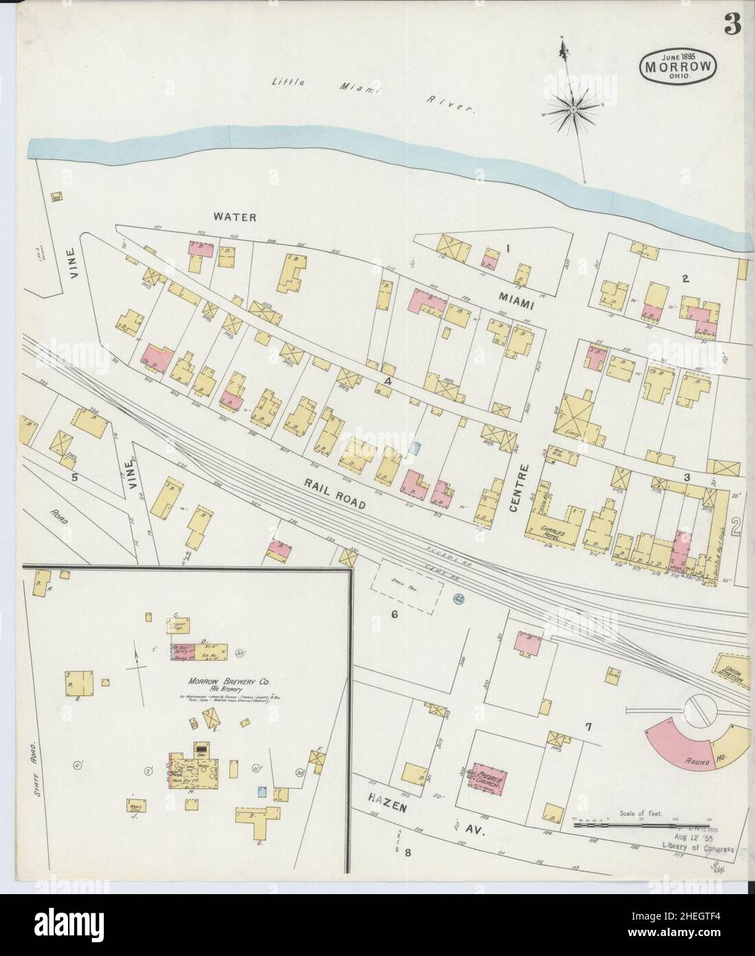 Warren ohio map hi-res stock photography and images - Alamy