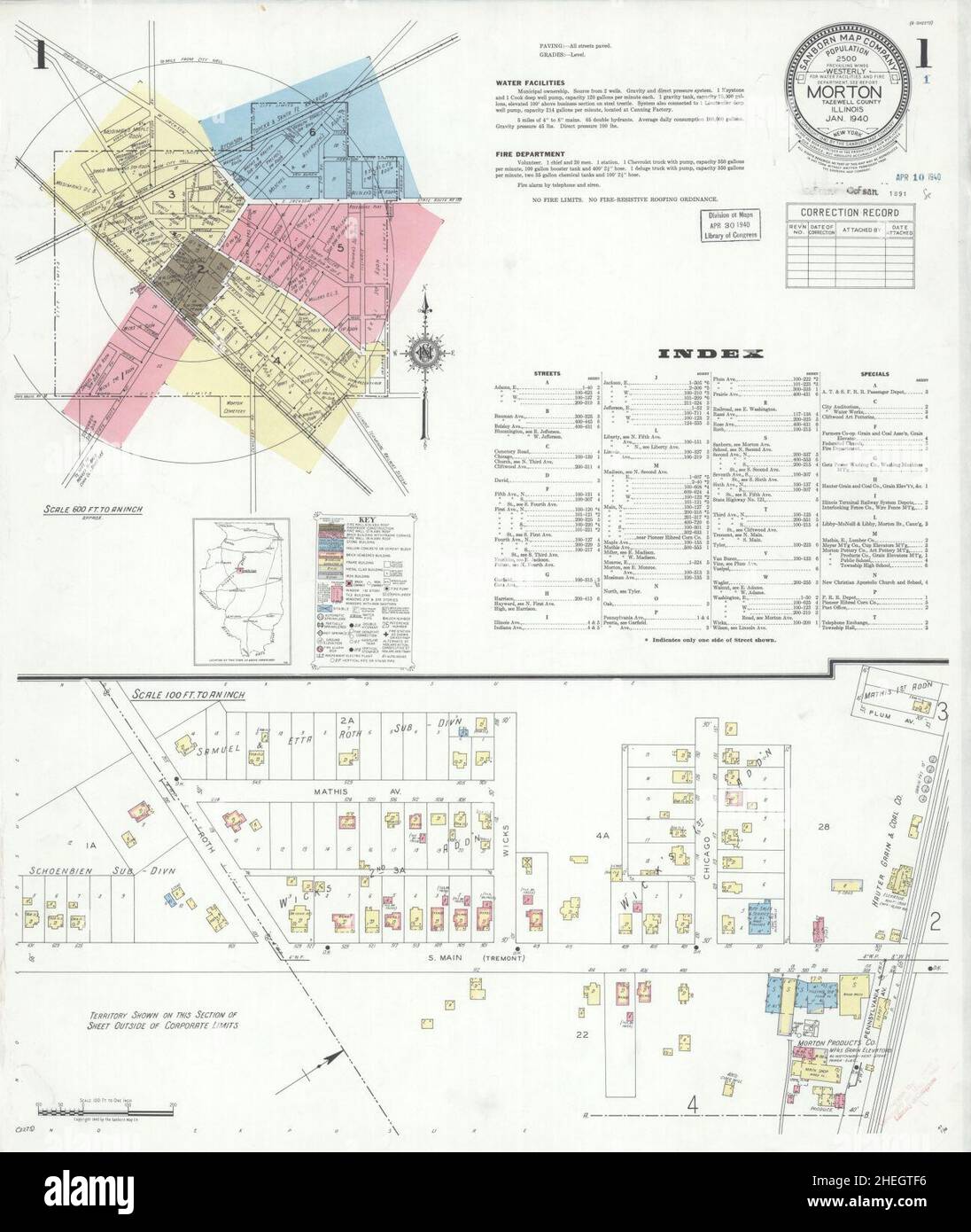 Map of morton hi-res stock photography and images - Alamy