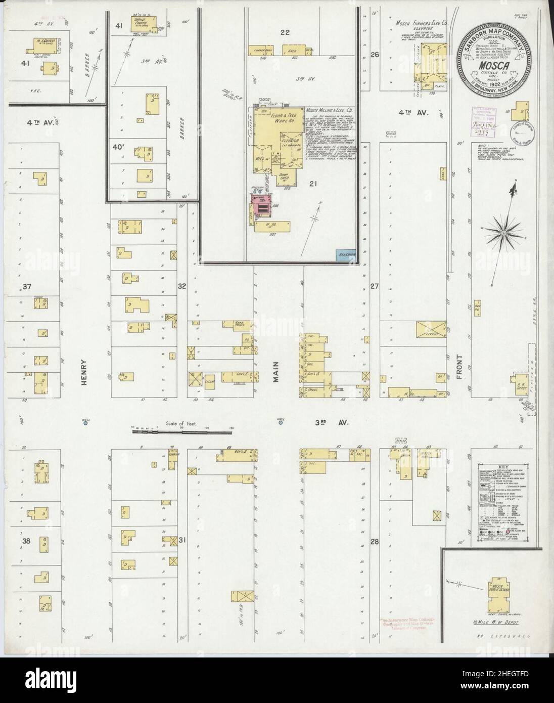 Alamosa map hi-res stock photography and images - Alamy