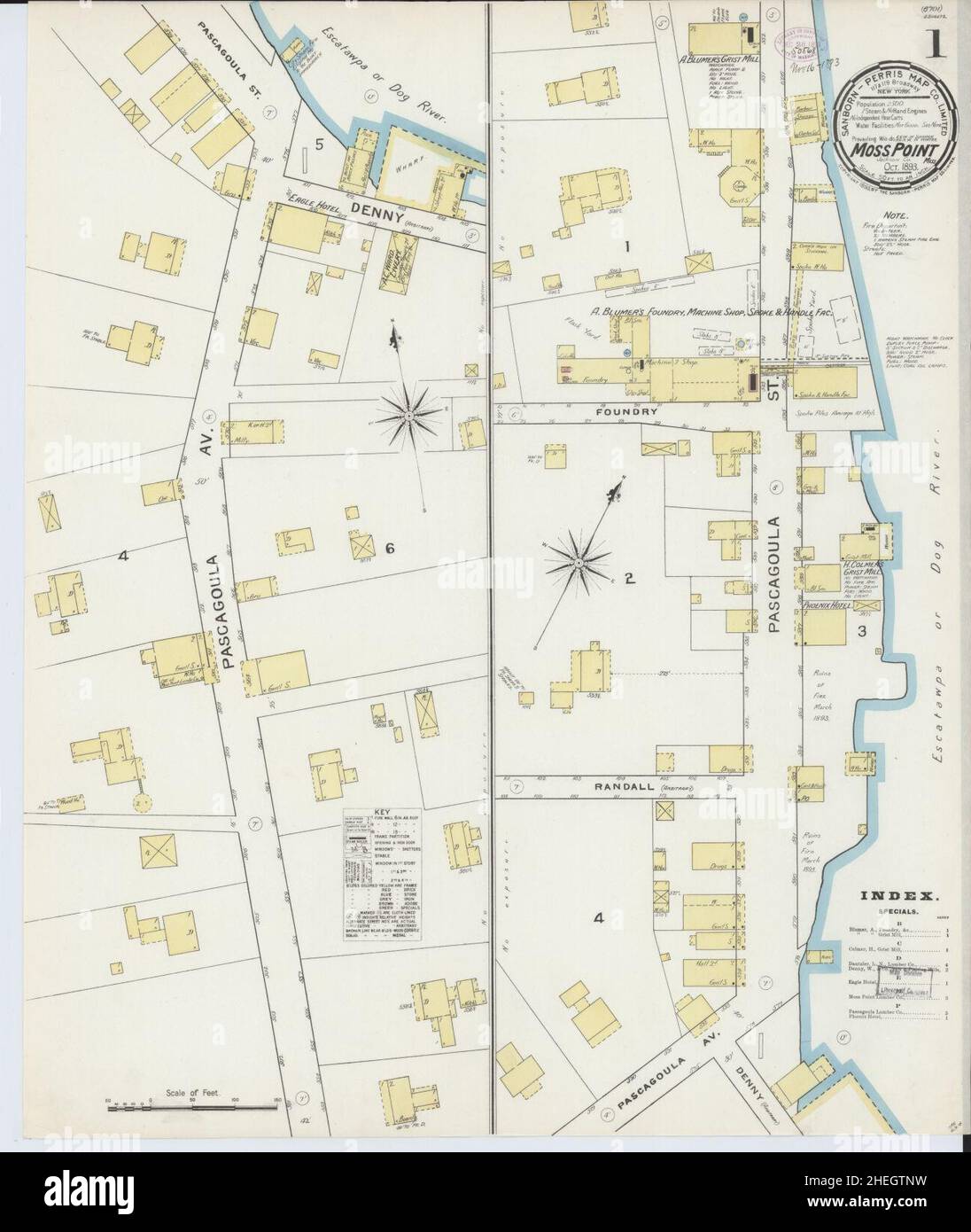 Map of moss point hi-res stock photography and images - Alamy