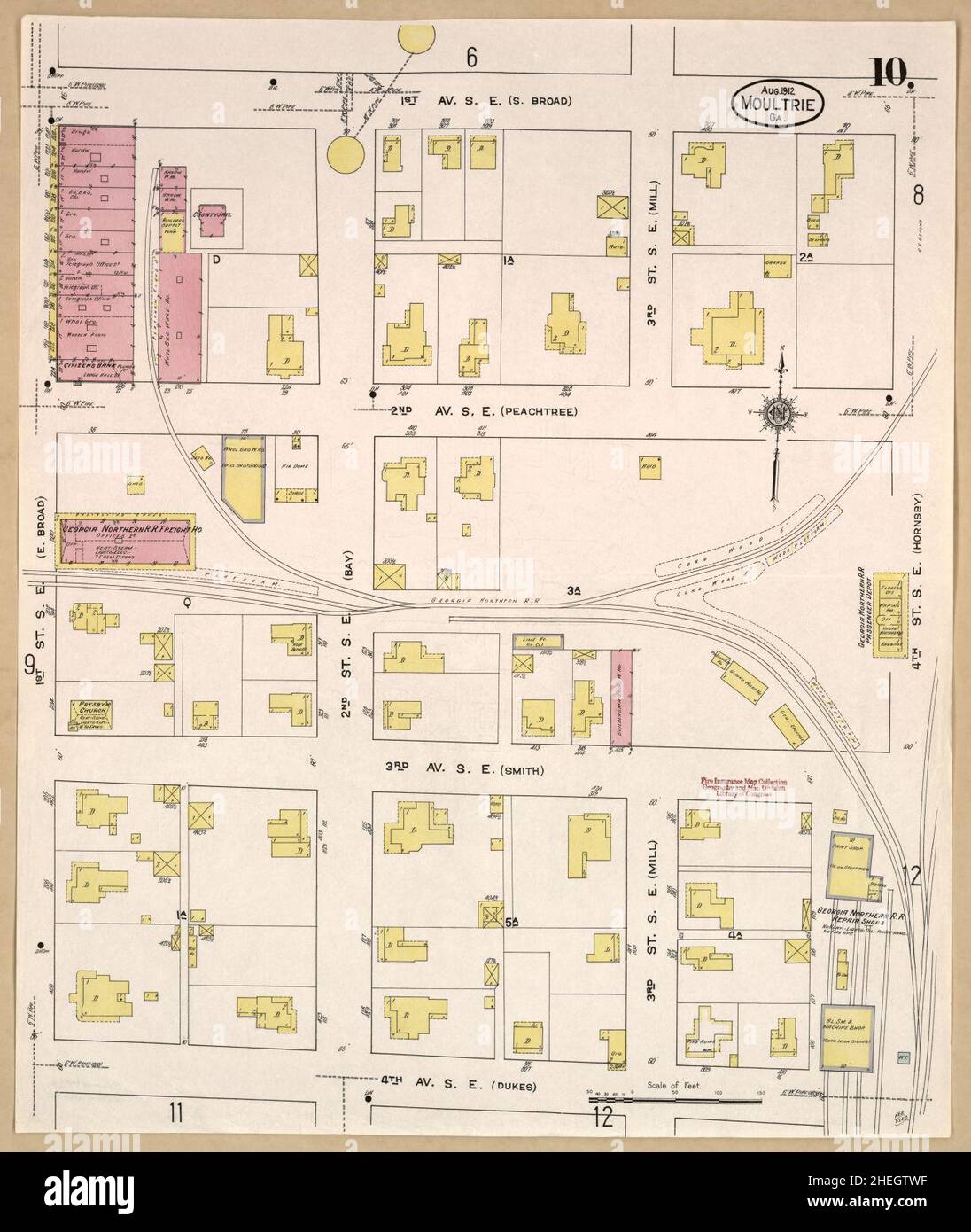 Moultrie georgia map hi-res stock photography and images - Alamy