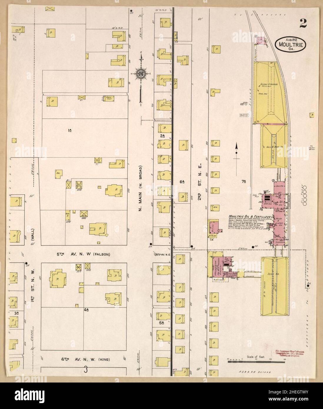 Moultrie georgia map hi-res stock photography and images - Alamy