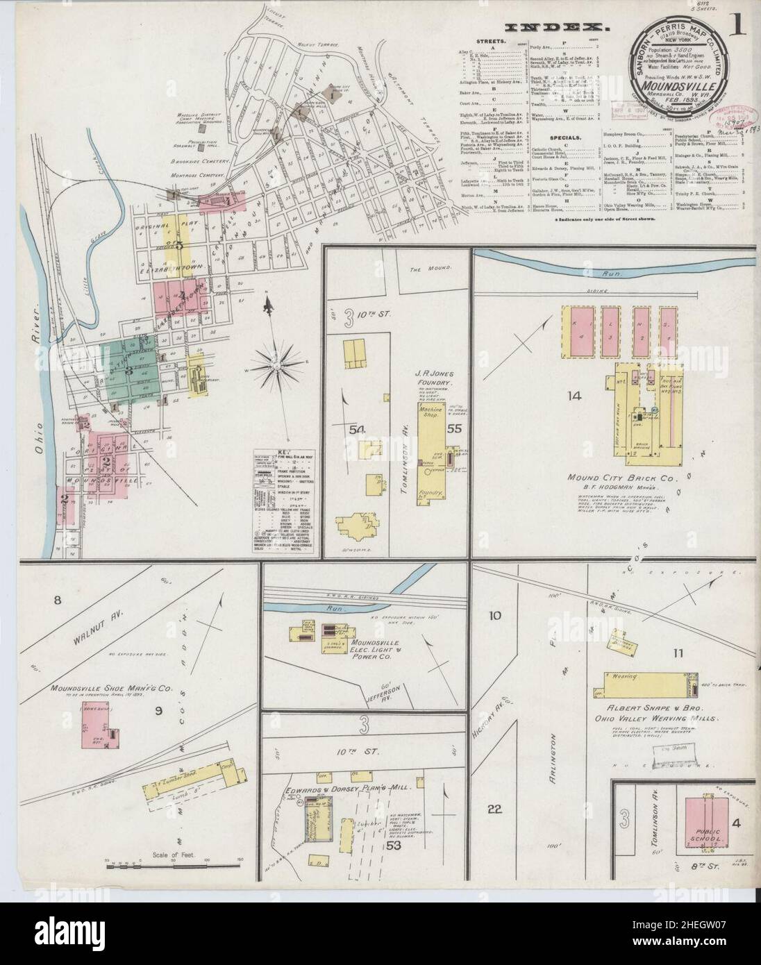 Marshall virginia map hi-res stock photography and images - Alamy