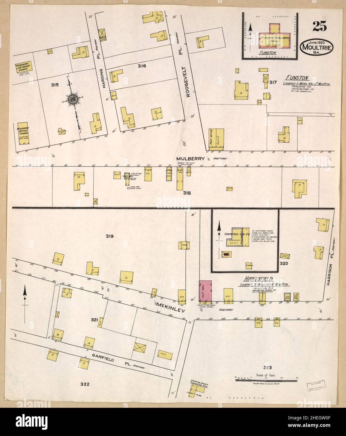 Moultrie georgia map hi-res stock photography and images - Alamy
