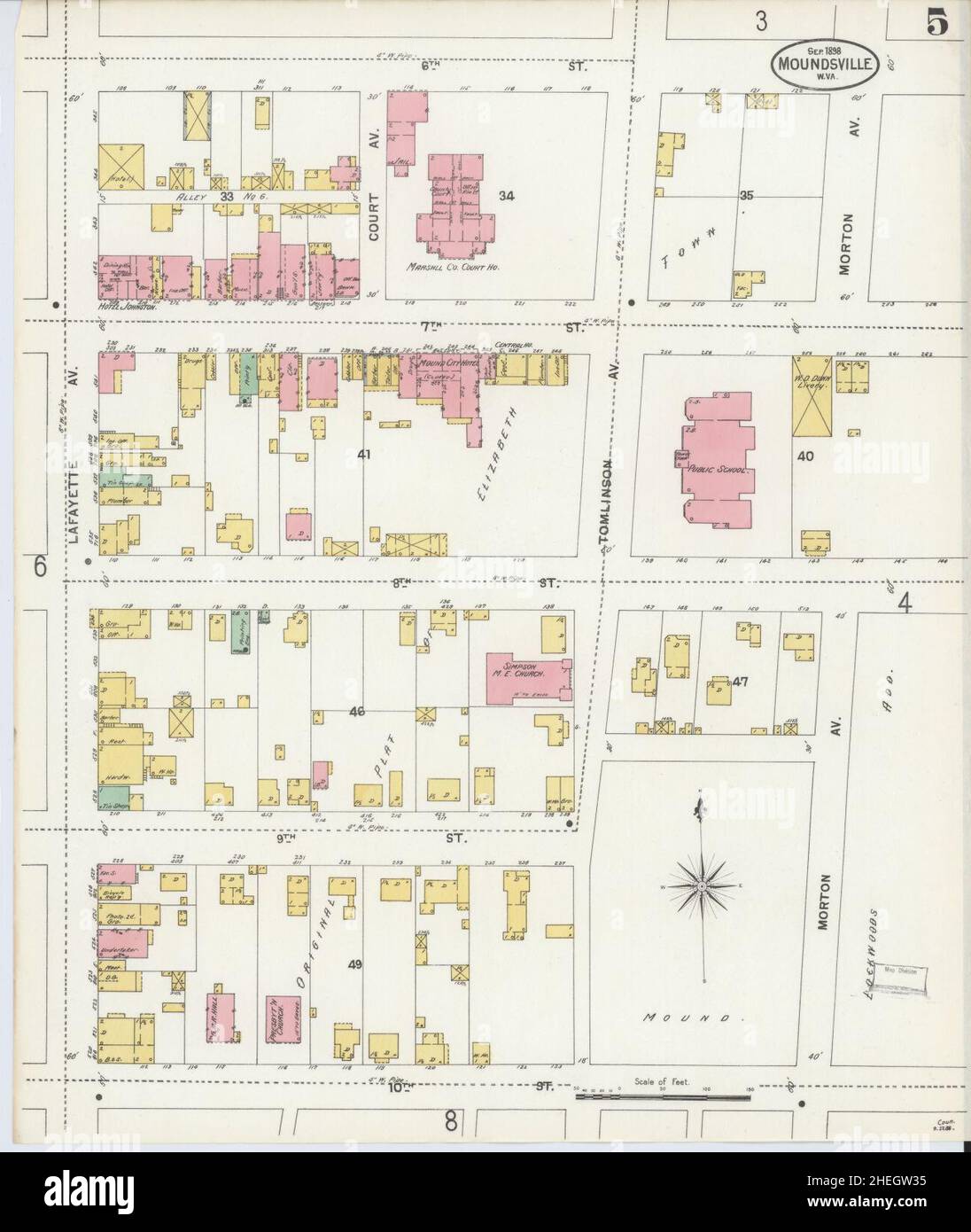 Marshall virginia map hi-res stock photography and images - Alamy