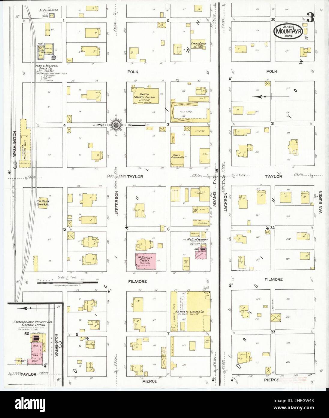 Map of ringgold hi-res stock photography and images - Alamy