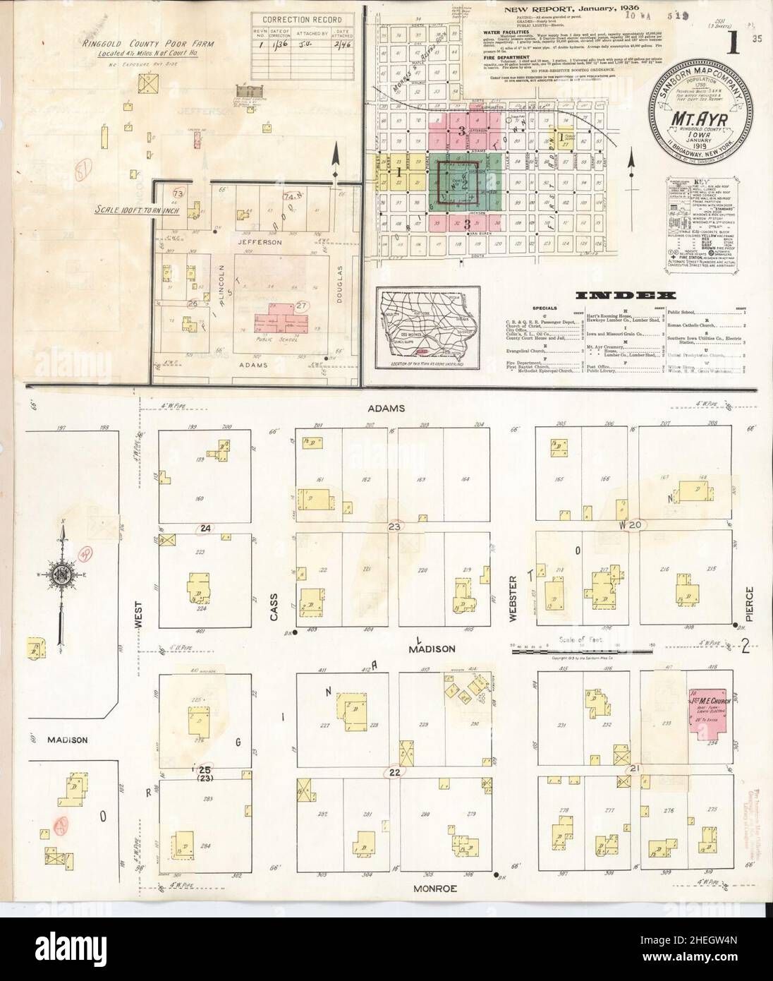 Map of ringgold hi-res stock photography and images - Alamy