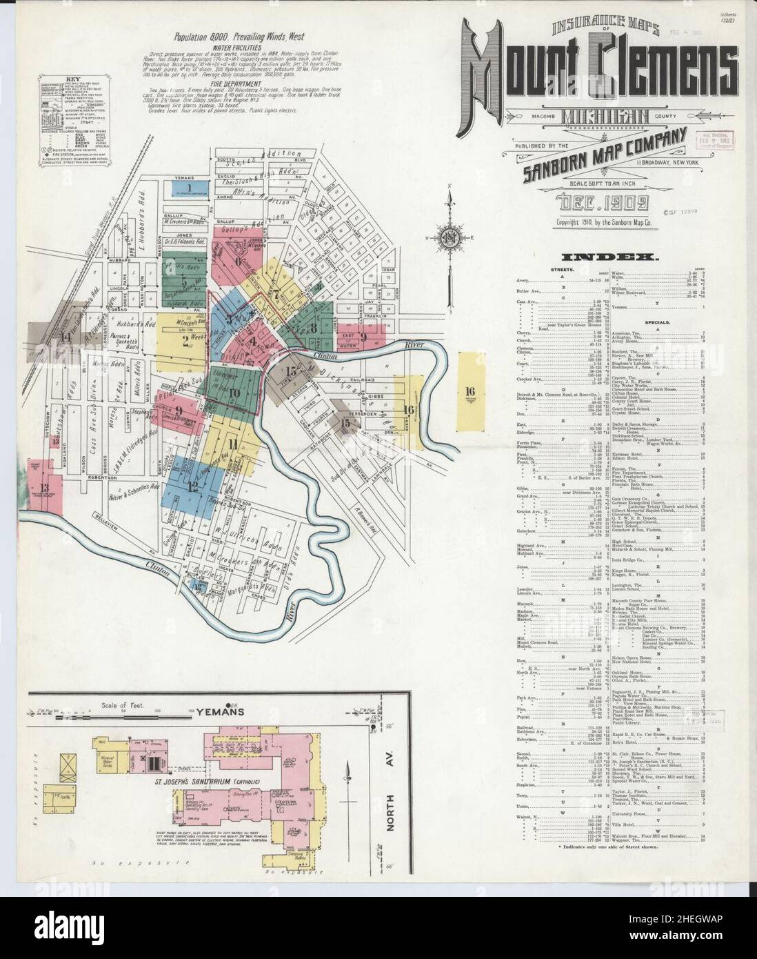 Clemens map hi-res stock photography and images - Alamy