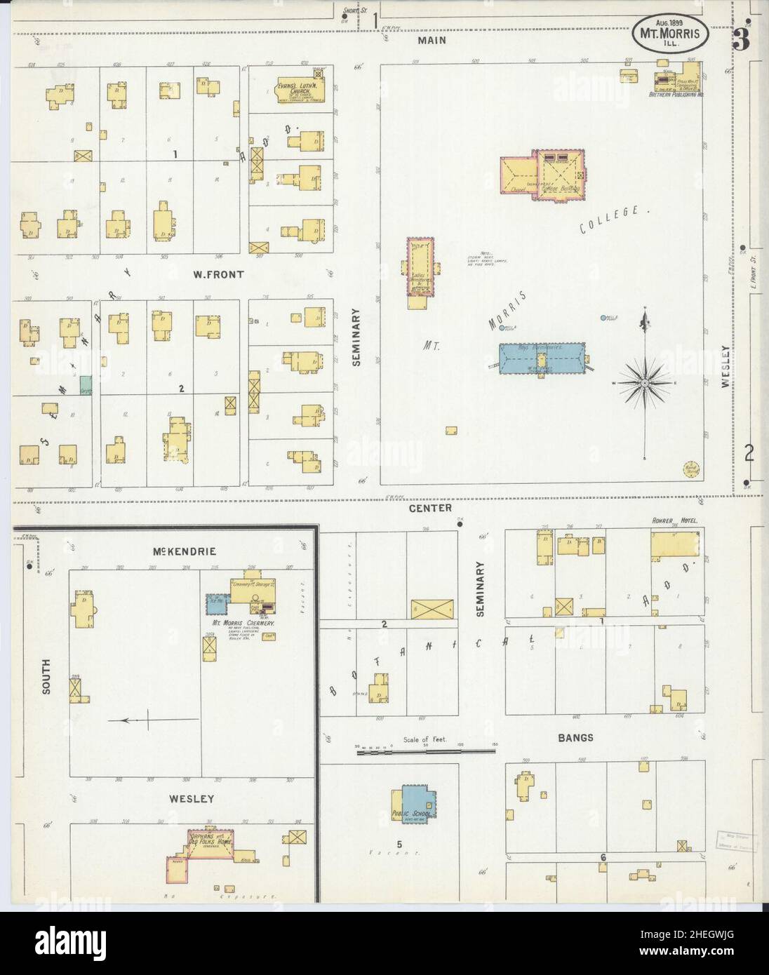 Mount morris illinois map hi-res stock photography and images - Alamy