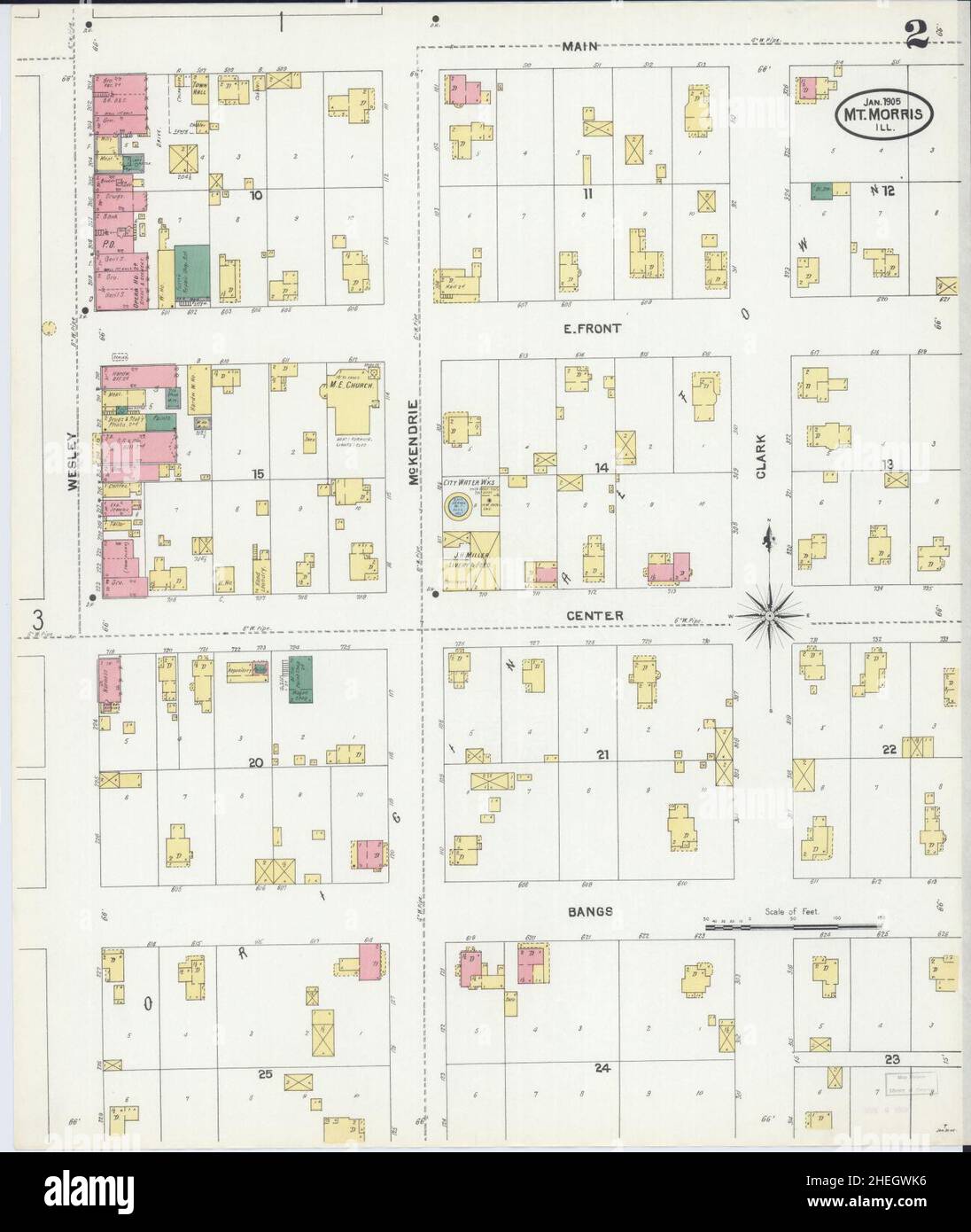 Mount morris illinois map hi-res stock photography and images - Alamy