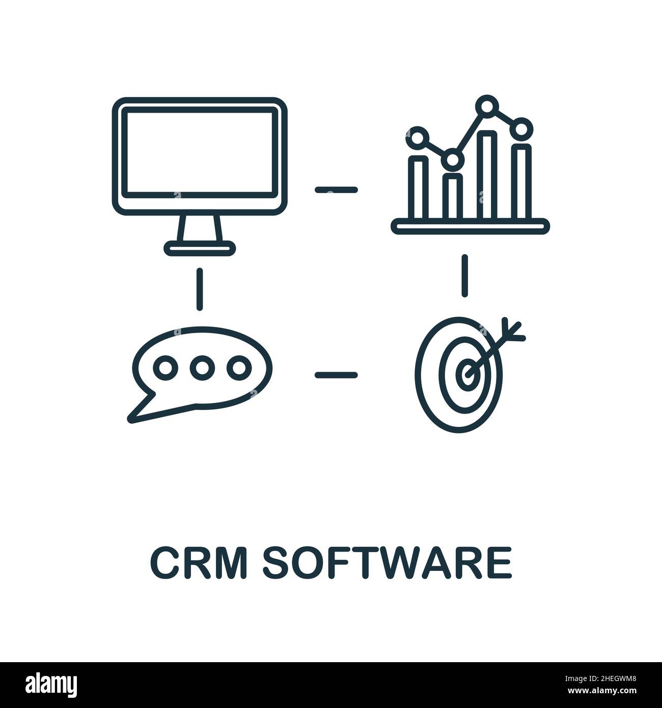 Customer relationship management crm platform hi-res stock photography ...